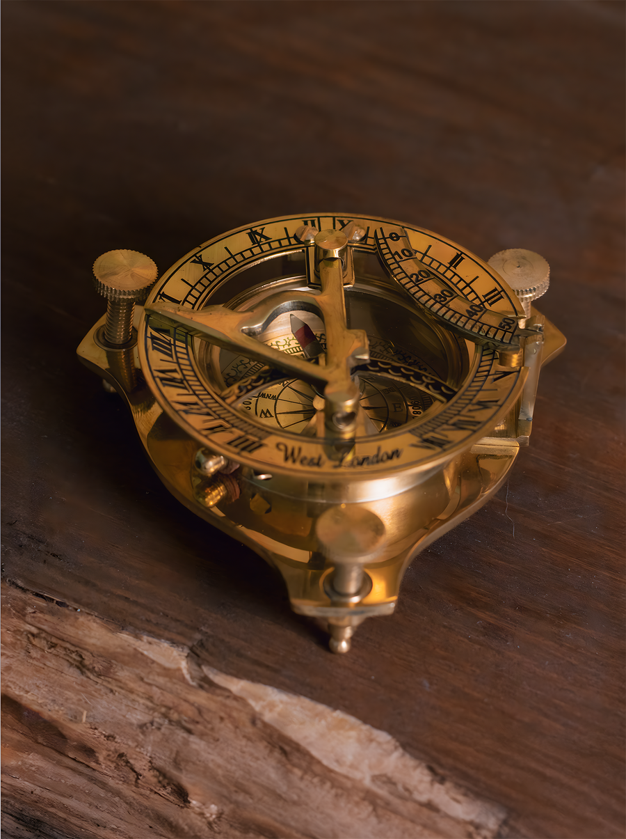 Cooper's Sundial Compass – Oceanus Brass